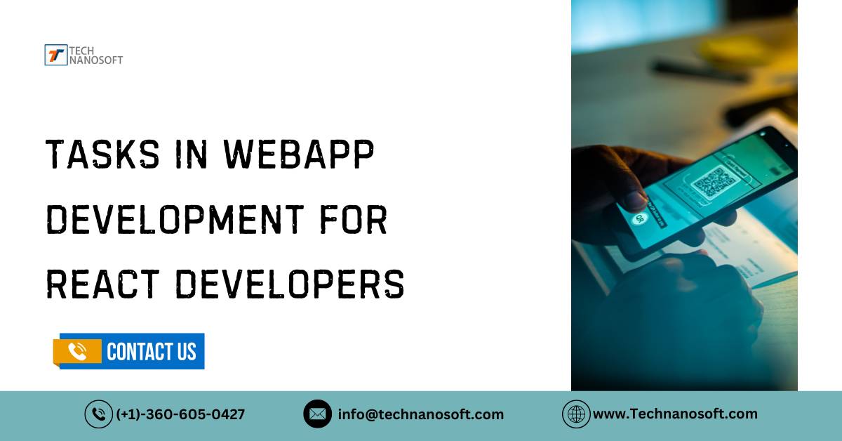 Tasks in Web App Development for React Developers