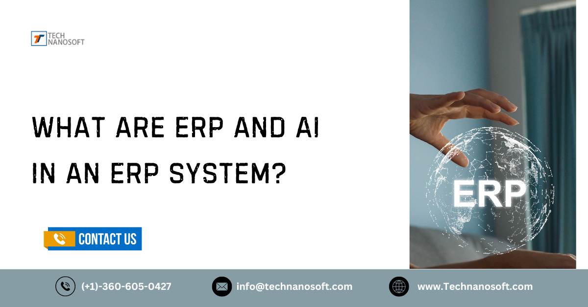 What are ERP and AI in an ERP System?